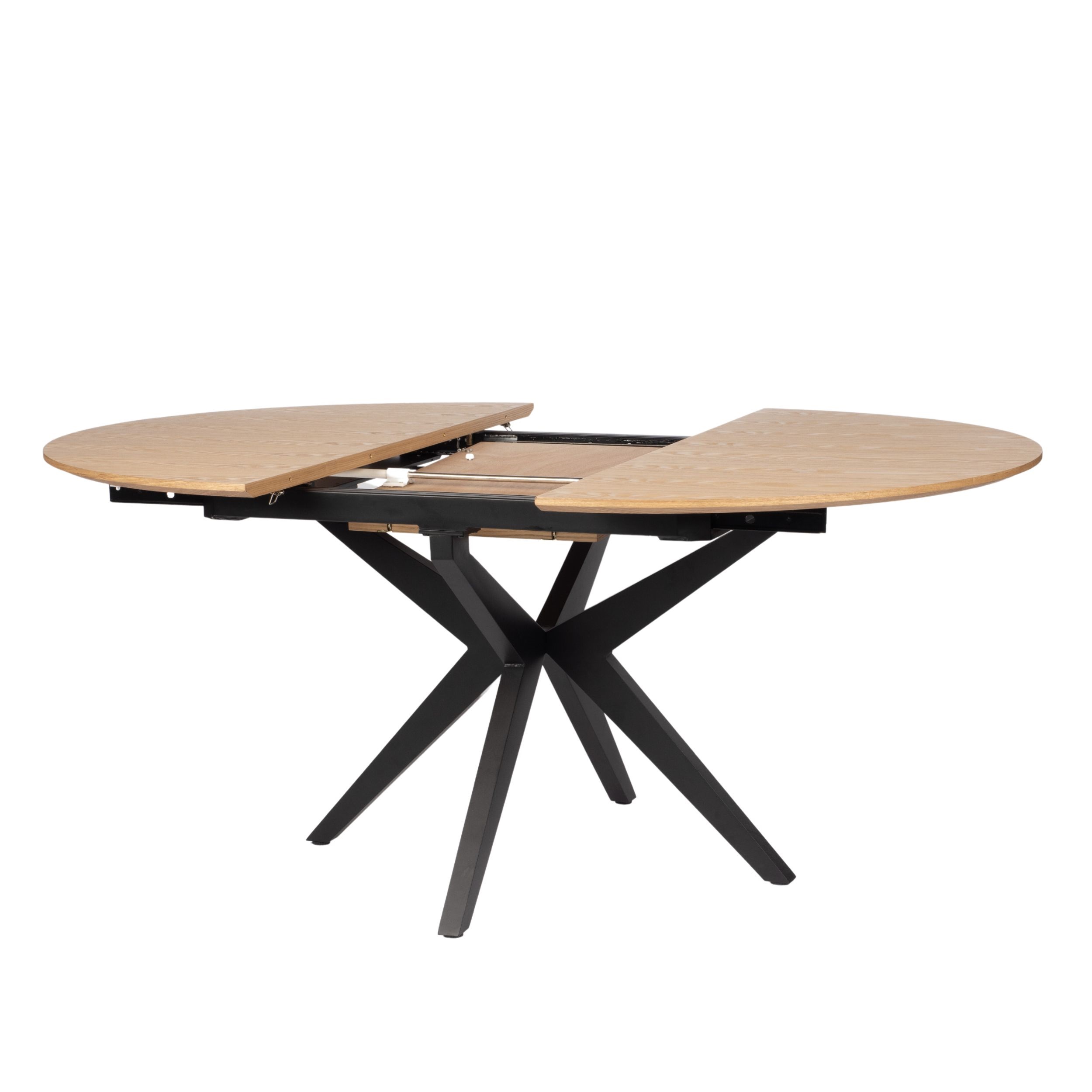 Ronde tafel uitschuifbaar in hout - 130/175 x 77 cm | Gero Wonen
