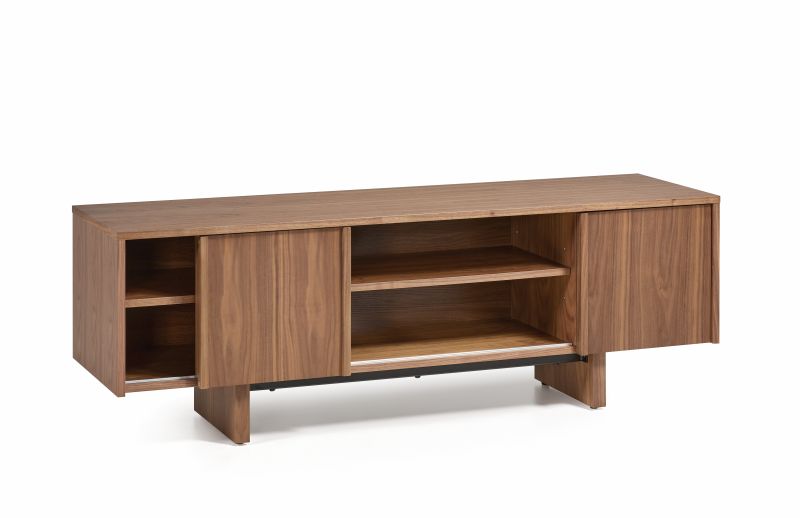 Houten TV-meubel 160cm - fineer walnoot | Gero Wonen